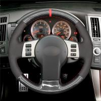 China Handmade Carbon Steering Wheel Cover for Nissan 350Z Z33 Infiniti FX35 FX45 2003-2008 for sale