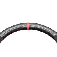 China Handmade Carbon Steering Wheel Cover for Nissan 350Z Z33 Infiniti FX35 FX45 2003-2008 for sale
