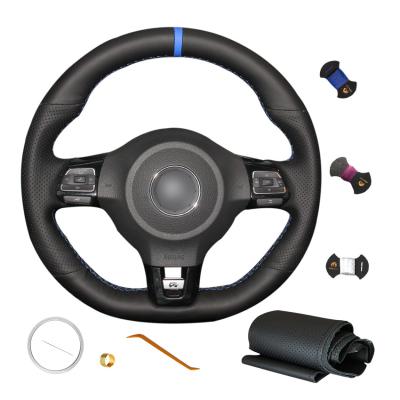 China Double-Sided Tape Installation Tool for Hand Stitched Black Leather Steering Wheel Cover for sale