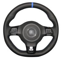 China Double-Sided Tape Installation Tool for Hand Stitched Black Leather Steering Wheel Cover for sale