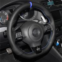 China Double-Sided Tape Installation Tool for Hand Stitched Black Leather Steering Wheel Cover for sale