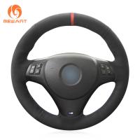 China 3-Spoke Wheel Mewant Steering Wheel Cover for BMW 1 Series E81 E82 E87 E88 2008-2013 for sale