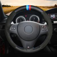 China 3-Spoke Wheel Mewant Steering Wheel Cover for BMW 1 Series E81 E82 E87 E88 2008-2013 for sale