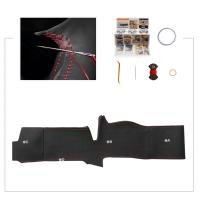China DIY Hand Sewing Black Stitch Suede Steering Wheel Cover for BMW Z4 E85 E86 2003-2016 for sale