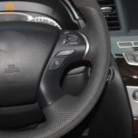 China FX37 Leather Steering Wheel Cover Upgrade Your Infiniti and Nissan Driving Experience for sale