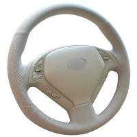 China Apricot Suede Steering Wheel Cover for Infiniti G25 G35 G37 QX50 EX25 EX35 EX37 2008-2013 for sale
