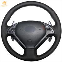 China Apricot Suede Steering Wheel Cover for Infiniti G25 G35 G37 QX50 EX25 EX35 EX37 2008-2013 for sale