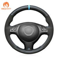 China 325I Suede PU Leather Steering Wheel Cover for BMW 3 Series E46 5 Series E39 M3 M5 2003 for sale