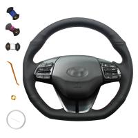 China Personalized Hand Sewing Steering Wheel Cover for Hyundai 4 Ioniq 2016 2017 2018 2019 for sale