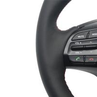 China Personalized Hand Sewing Steering Wheel Cover for Hyundai 4 Ioniq 2016 2017 2018 2019 for sale