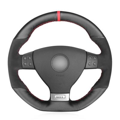 China Volkswagen VW Golf 5 Mk5 GTI R32 Passat R GT JETTA Scirocco TIGUAN Steering Wheel Cover for sale