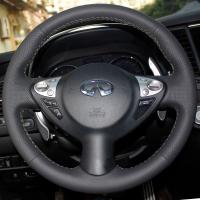 China Leather Steering Wheel Cover for Infiniti FX35 and FX50 Customized Design Online for sale