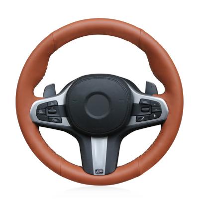 China PU Steering Wheel Wrap for BMW G30 525i 530i 530d M550i M550d 2017 2018 G32 630i 640i for sale