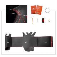 China Hand Sewing Artificial Leather Steering Wheel Cover for Polo Small Blade Tool Included for sale