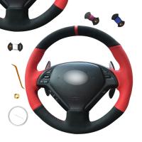China Stylish Custom Steering Wheel Cover for Infiniti G37 2007-2013 EX35 2008-2012 EX37 2013 for sale