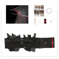 China Hand Sewing Black Leather Steering Wheel Cover Stitch for Infiniti Q70 QX60 2014-2019 for sale
