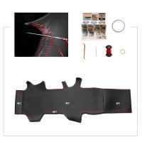 China Hand Sewing Black Leather Steering Wheel Cover Stitch for Infiniti Q70 QX60 2014-2019 for sale
