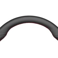 China 30*15*5 cm Handcrafted Steering Wheel Cover for VW Golf 5 Mk5 GTI R32 Passat R GT 2005 for sale