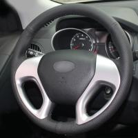 China Customize PU Leather Steering Wheel Cover for Hyundai ix35 2011-2015 Tucson 2 2010-2015 for sale