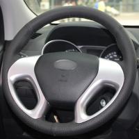 China Customize PU Leather Steering Wheel Cover for Hyundai ix35 2011-2015 Tucson 2 2010-2015 for sale