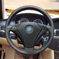 China Drop Shipping Service Accepted DIY Steering Wheel Cover for BMW 5 Series E60 E61 for sale