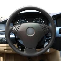 China Drop Shipping Service Accepted DIY Steering Wheel Cover for BMW 5 Series E60 E61 for sale