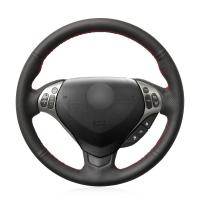 China 2003-2012 Honda Acura TL Customized TLX-L PU Leather Hand Sewing Steering Wheel Cover for sale