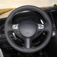 China 2009-2013 Infiniti FX FX35 FX37 FX50 Nissan Juke 2011-2017 Maxima 2009-2014 Sentra SV Stitch Steering Wheel Cover for sale