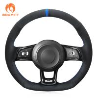 China Car Steering Wheel Cover for Volkswagen GTI Golf 5 6 7 MK6 MK5 MK7 VW Polo Scirocco R for sale