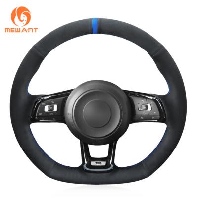 China Car Steering Wheel Cover for Volkswagen GTI Golf 5 6 7 MK6 MK5 MK7 VW Polo Scirocco R for sale
