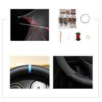 China DIY Steering Wheel Cover in Black Suede for BMW E46 E39 330i 540i 525i 530i 330Ci M3 for sale