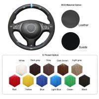 China DIY Steering Wheel Cover in Black Suede for BMW E46 E39 330i 540i 525i 530i 330Ci M3 for sale