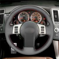 China Customized Hand Stitched Leather Steering Wheel Cover for Infiniti FX35 FX45 2003-2008 for sale