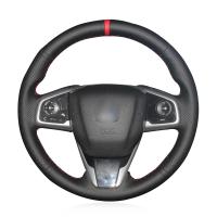 China Customized Hand Sewing Steering Wheel Cover for Full Ranger of Honda Civic for sale