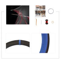 China Blue Black Suede Hand Sewing Steering Wheel Cover for BMW E60 E61 530d 545i 550i for sale