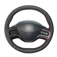 China Customized Hand Sewing Steering Wheel Cover for Full Ranger of Honda Civic for sale