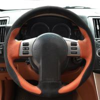 China Car Fitment Infiniti Steering Wheel Cover for 2003-2007 Nissan 350z Z33 FX35 FX45 for sale