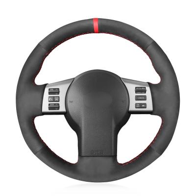 China Handmade Fan Club Steering Wheel Cover for Nissan 350Z Z33 Infiniti FX35 FX45 2003-2008 for sale