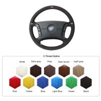 China Leather Steering Wheel Cover Pattern for BMW 3 Series E46 2000 2001 2002 2003 2004 2005 for sale