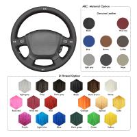 China Customized Hand Sewing Leather Steering Wheel Cover for Honda Civic EJ EG EJ1 EJ2 EG6 EG9 for sale