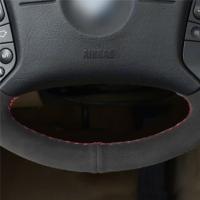 China Custom Steering Wheel Cover for BMW Z3 E36/8 1996-1999 Black Suede Interior Decoration for sale