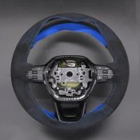 China 2023-2024 HONDA HR-V Civic 11 HRV Custom Hand Stitched Soft Suede Steering Wheel Cover for sale