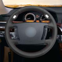 China Personalised Steering Wheel Cover for BMW 7 Series E65 E66 E67 E68 2002-2008 Material for sale