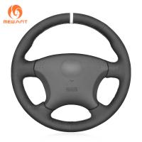 China Hand Sewing Black Suede Steering Wheel Cover for 2003-2005 Honda Civic 7 in Leather for sale