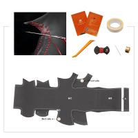 China Hand Sewing Black Suede Steering Wheel Cover for 2003-2005 Honda Civic 7 in Leather for sale