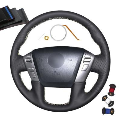 China Nissan NV Cargo NV Passenger 4-Spoke Wheel Handing Sew Steering Wheel Covers Customize for sale