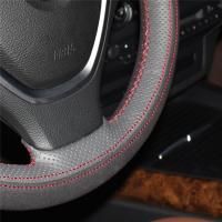 China Hand Stitched Leather Suede Steering Wheel Cover for BMW X5 E70 X6 E71 E72 2007-2014 for sale