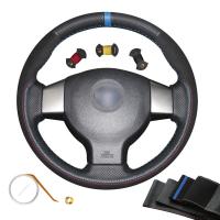 China Custom Designer Microfibre Leather Steering Wheel Cover for Nissan Tiida Sylphy Versa for sale
