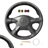 China Custom Hand Sewing Steering Wheel Covers for Nissan Almera N16 Easy Installation for sale