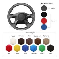China Custom Hand Sewing Steering Wheel Covers for Nissan Almera N16 Easy Installation for sale
